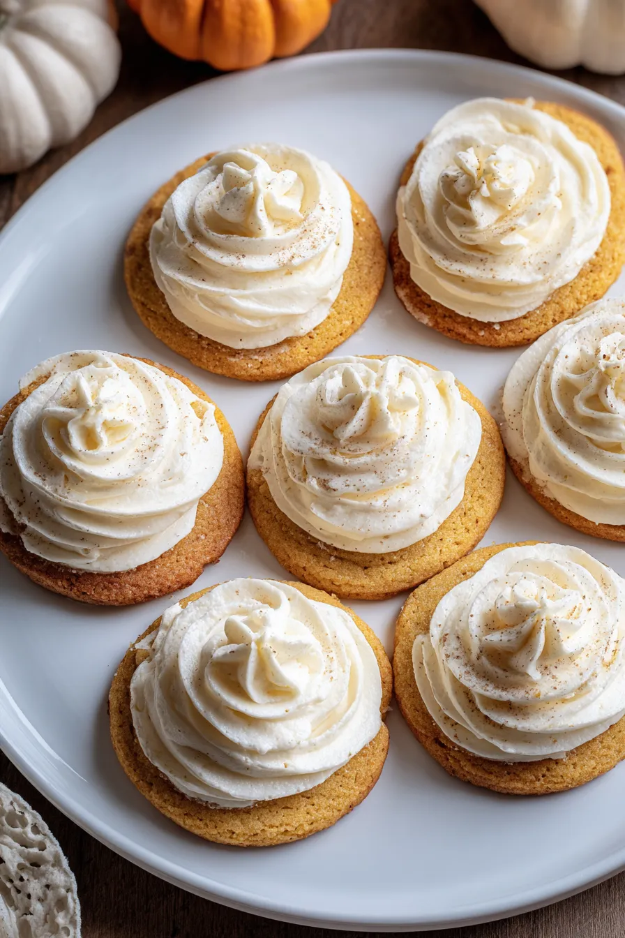 Pumpkin Sugar Cookies with Cream Cheese Frosting – Daniel Recipes